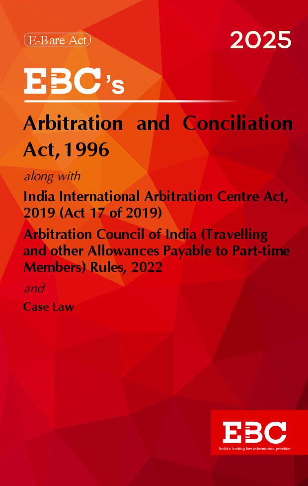 Arbitration and Conciliation Act, 1996 Bare Act (Print/eBook)